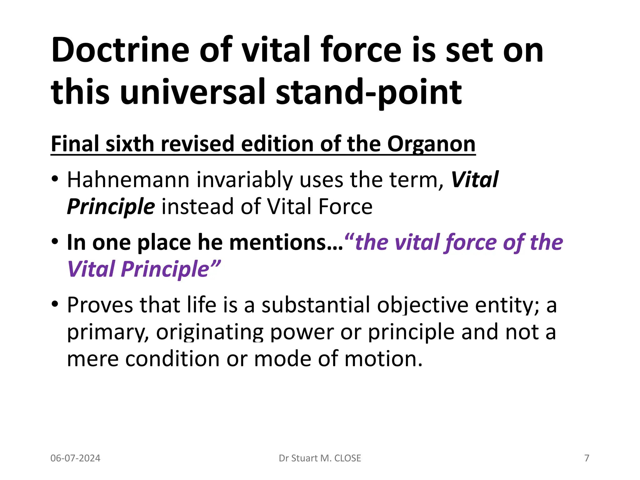 Chapter VIII - General Pathology of Homœopathy: Stuart Close | PPTX