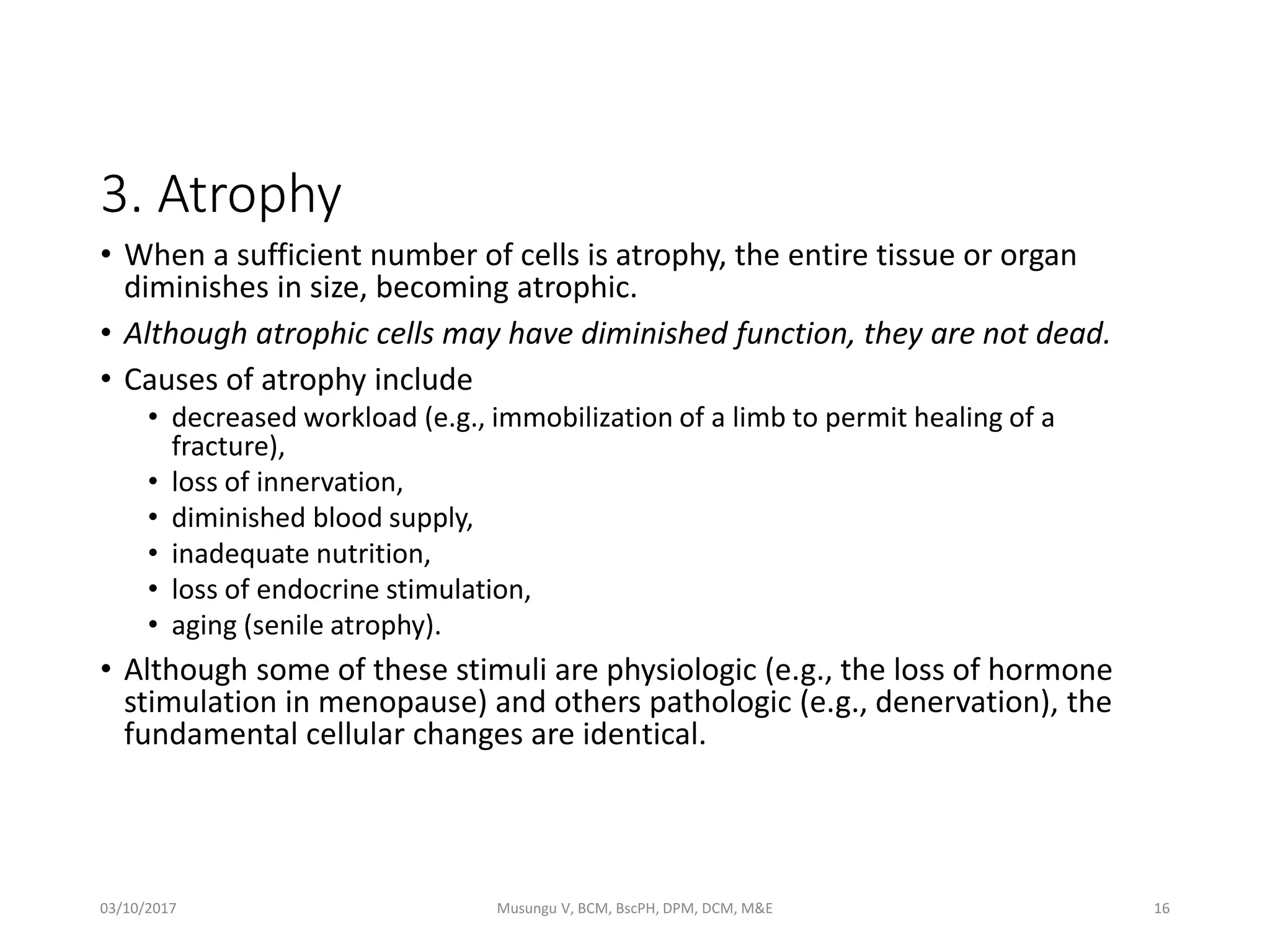 General pathology lecture | PPTX