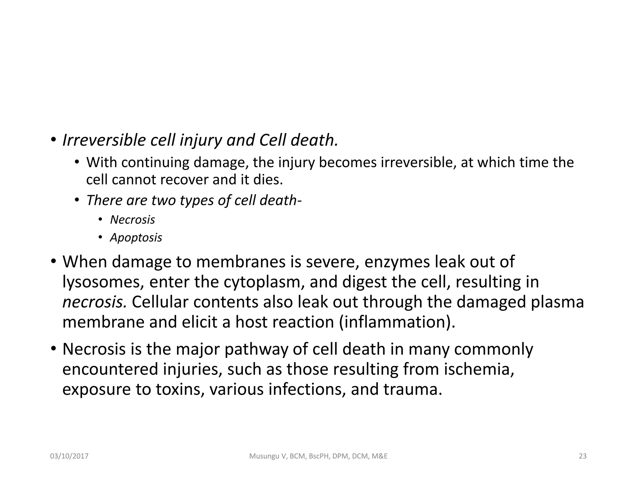 General pathology lecture | PPTX | Heart and Cardiovascular Diseases ...