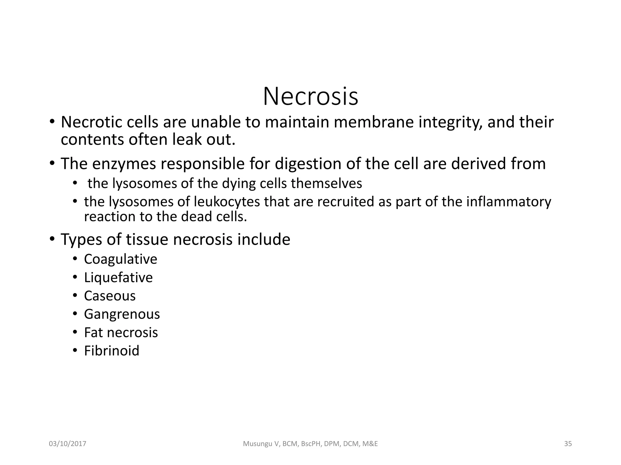 General pathology lecture | PPTX | Heart and Cardiovascular Diseases | Diseases and Conditions