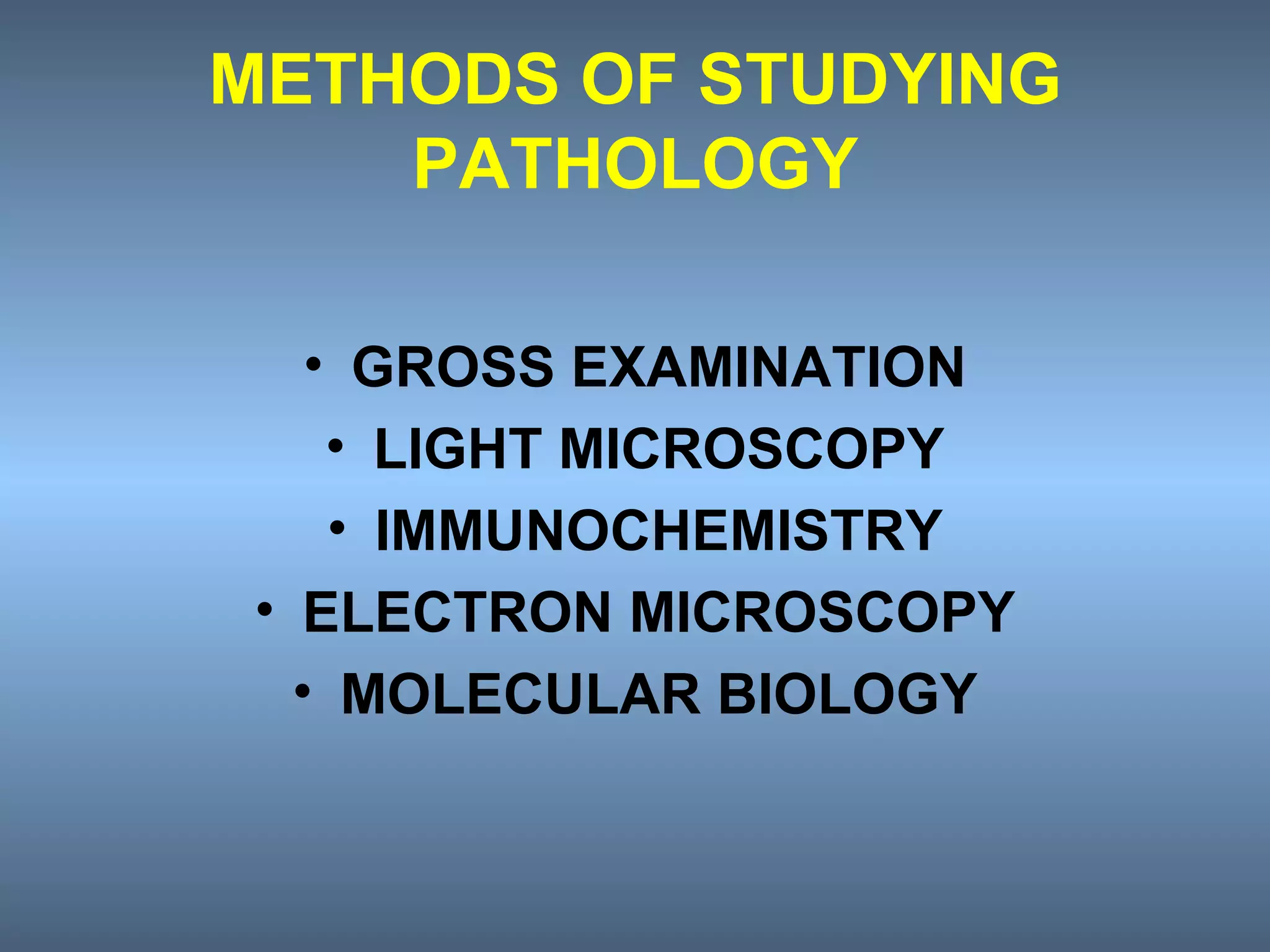 General pathology lecture 1 introduction & cell injury | PPT