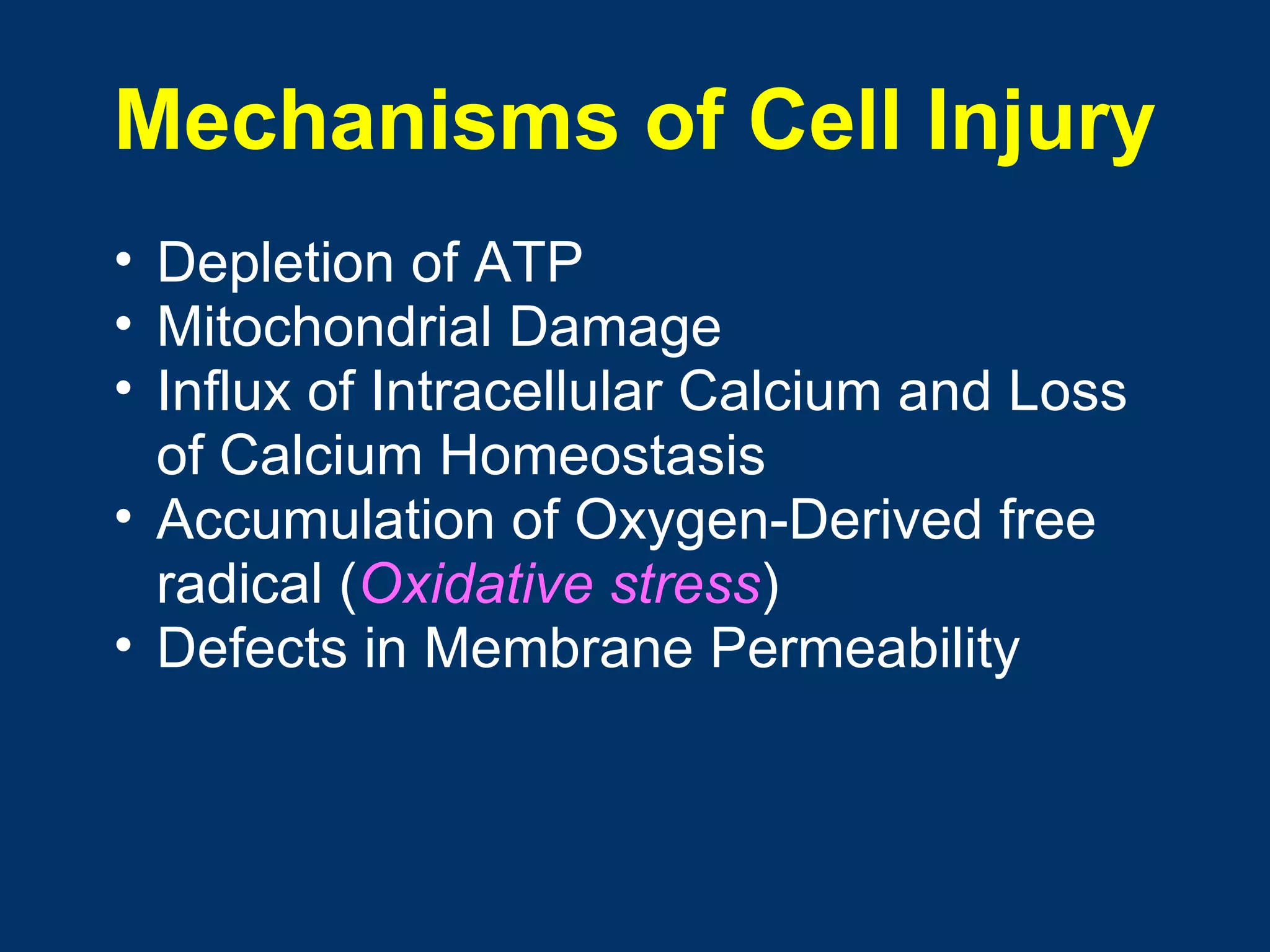 General pathology lecture 1 introduction & cell injury | PPT