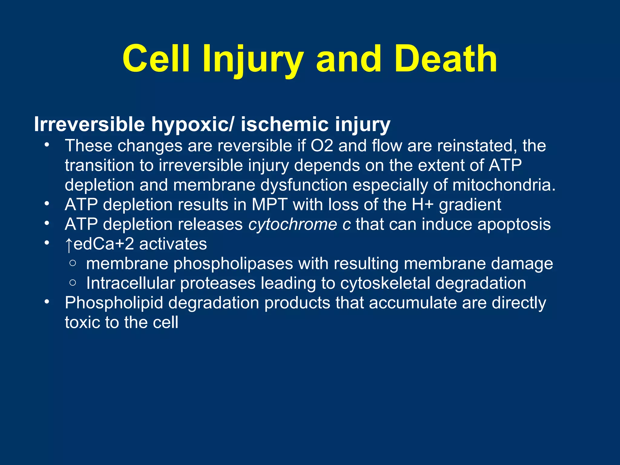General pathology lecture 1 introduction & cell injury | PPT
