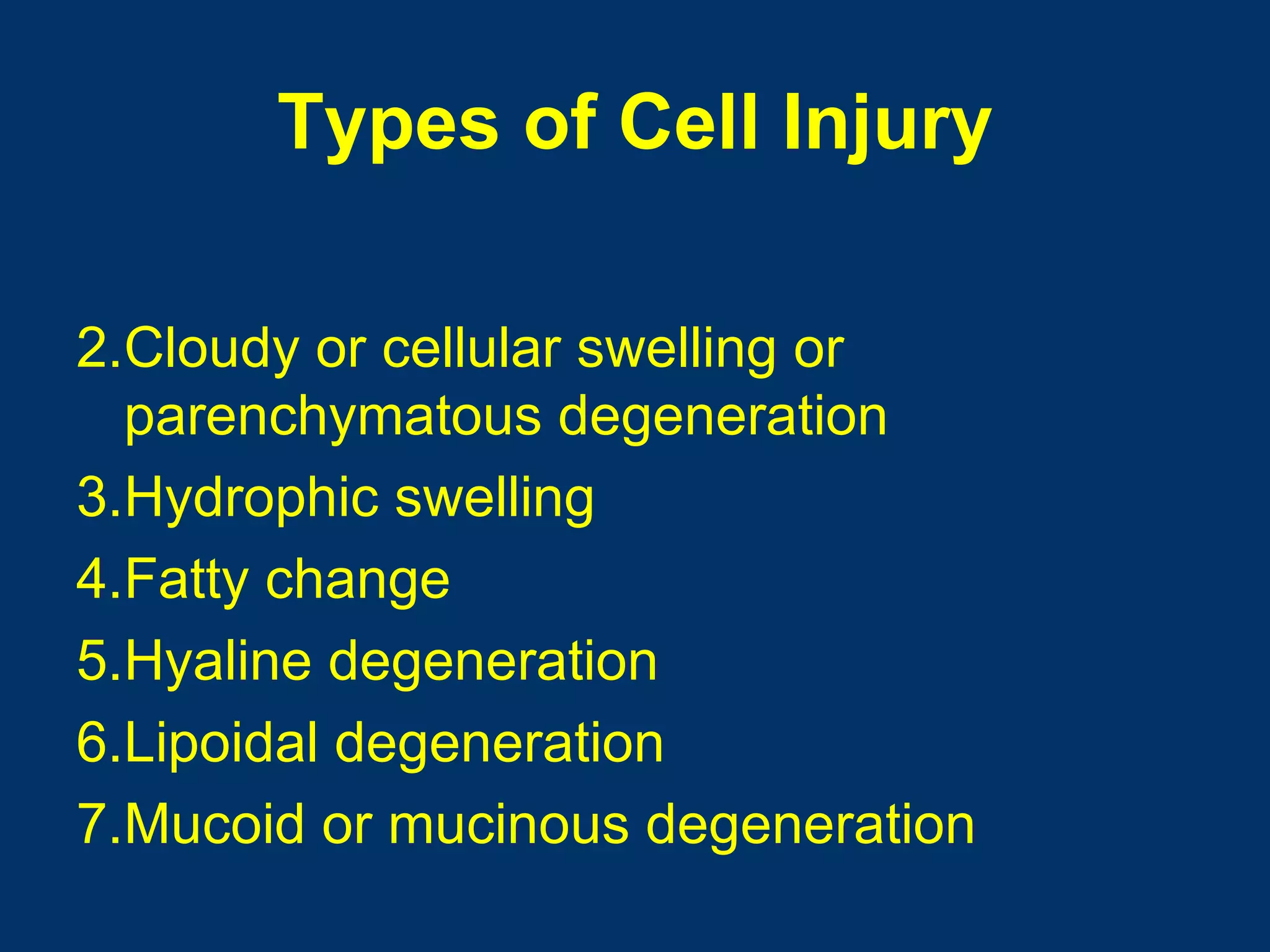 General pathology lecture 1 introduction & cell injury | PPT