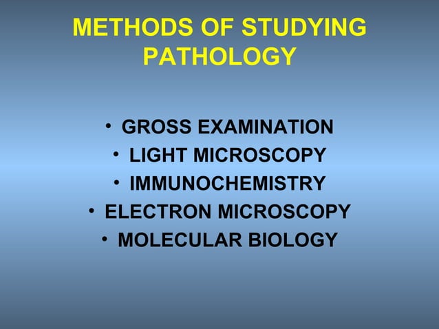 General pathology lecture 1 introduction & cell injury | PPT | Genetics ...