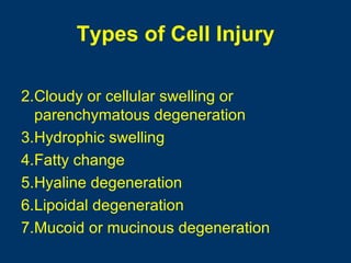 General pathology lecture 1 introduction & cell injury | PPT