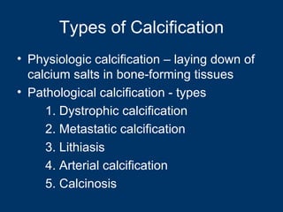 General pathology lecture 2 intracellular accumulations | PPT