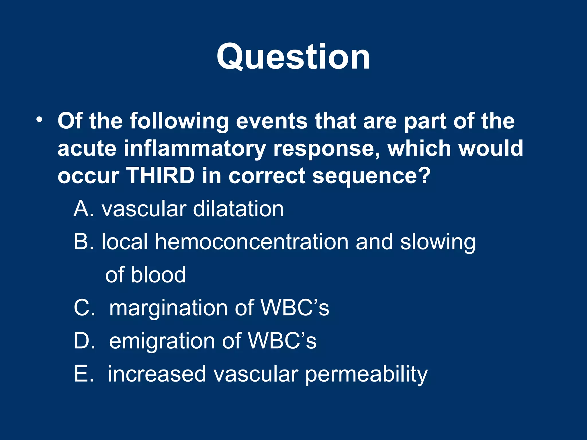 General pathology lecture 5 inflammation & repair | PPT