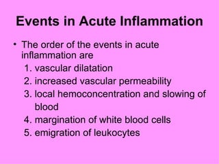 General pathology lecture 5 inflammation & repair | PPT