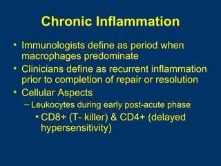 General pathology lecture 5 inflammation & repair | PPT