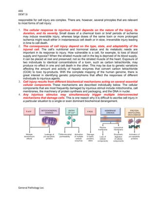 General Pathology Lecture Introduction from Module 1 to Module 3 | PDF
