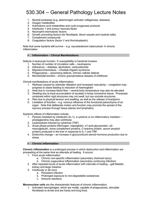 General Pathology Notes.pdf | Diseases and Conditions | Medical Health