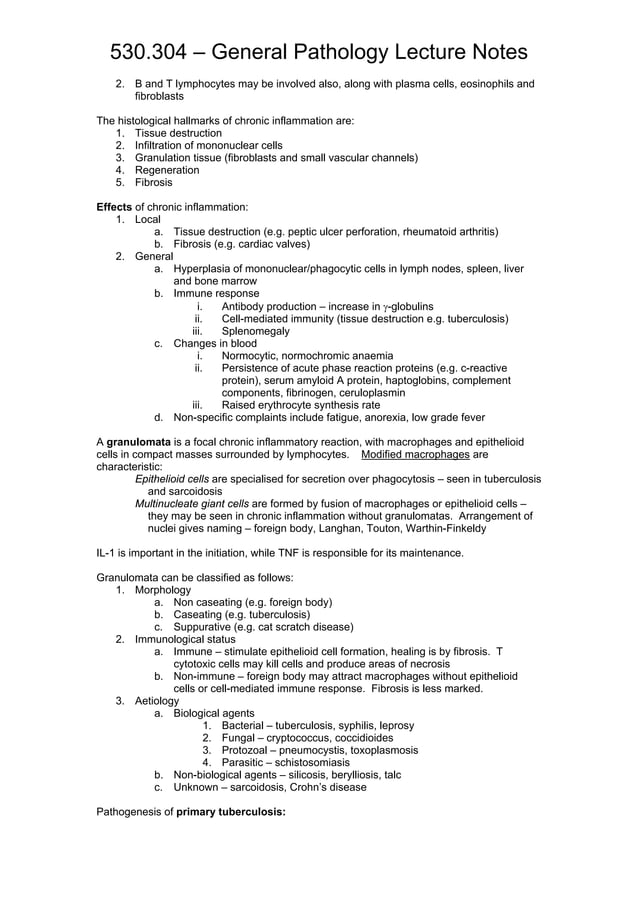 General Pathology Notes.pdf | Diseases and Conditions | Medical Health