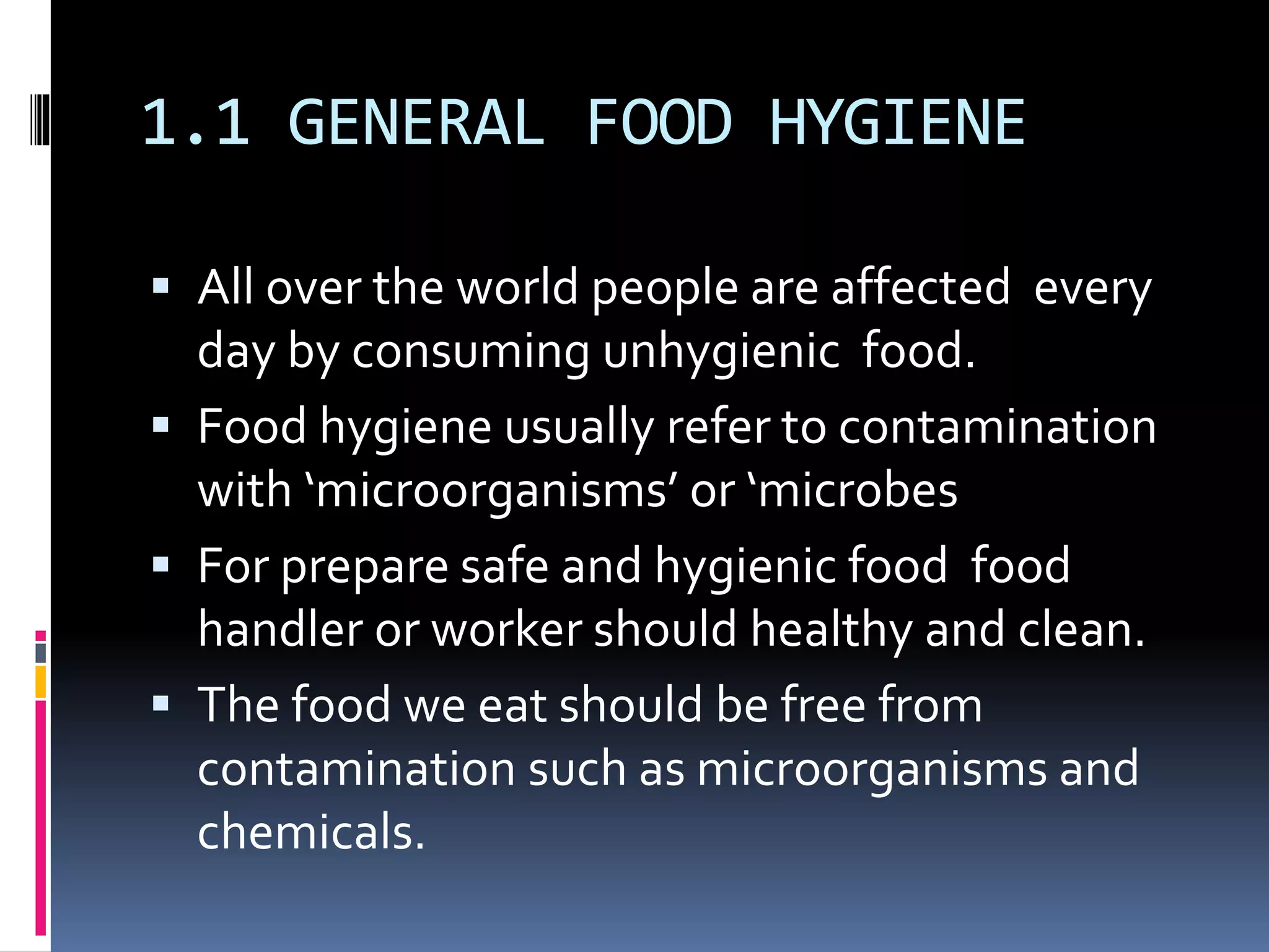General personal & food hygiene practices | PPTX