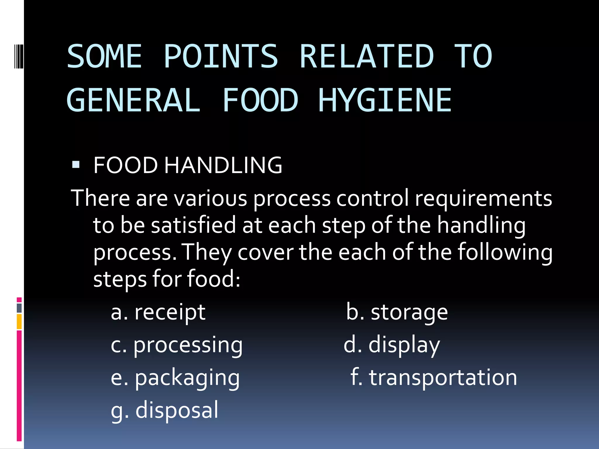 General personal & food hygiene practices | PPTX