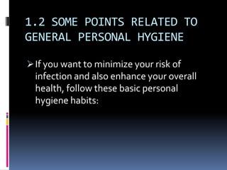 General personal & food hygiene practices | PPT