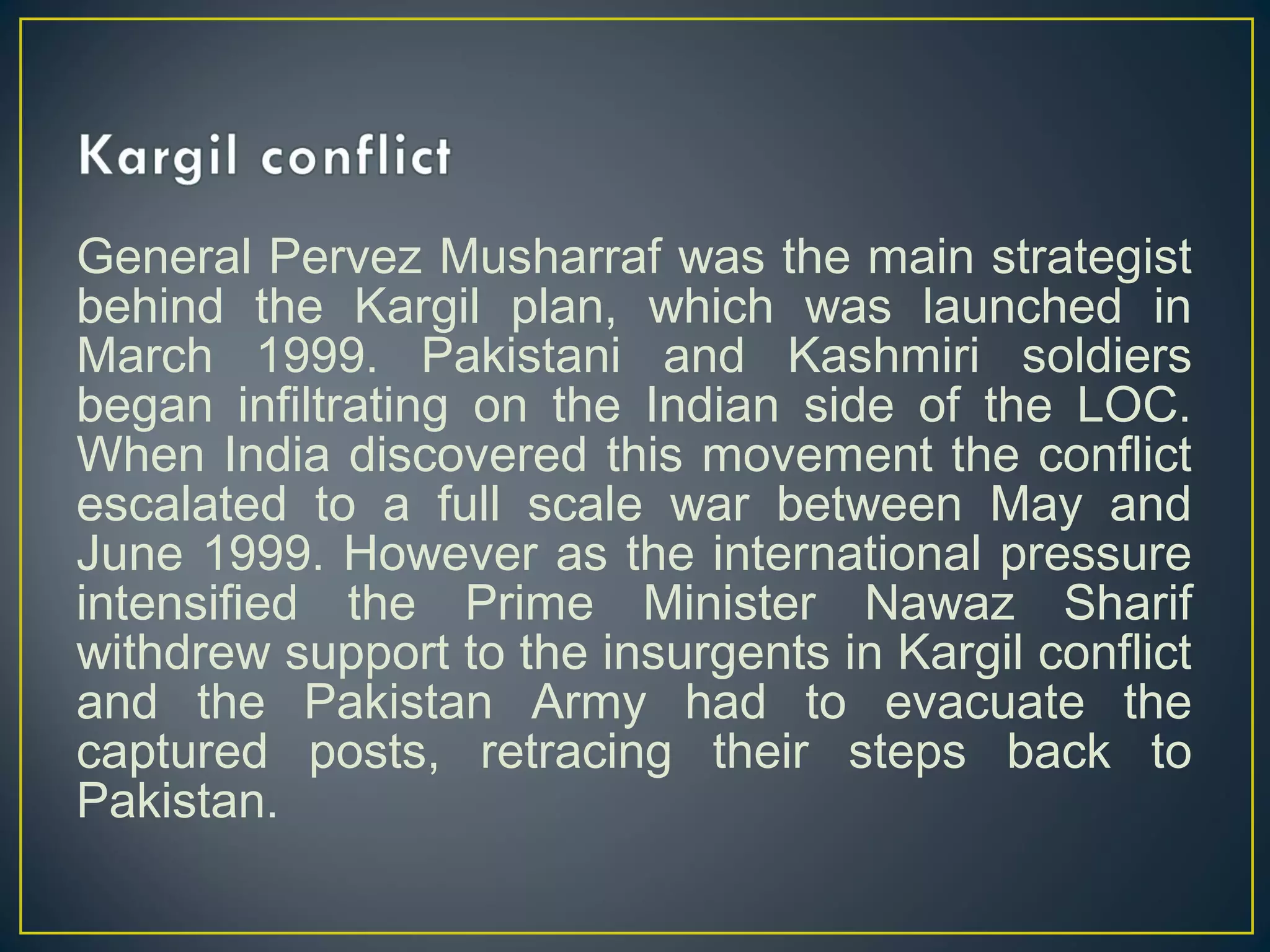 General pervaiz musharaf presentation | PPT