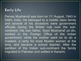 General pervaiz musharaf presentation | PPT