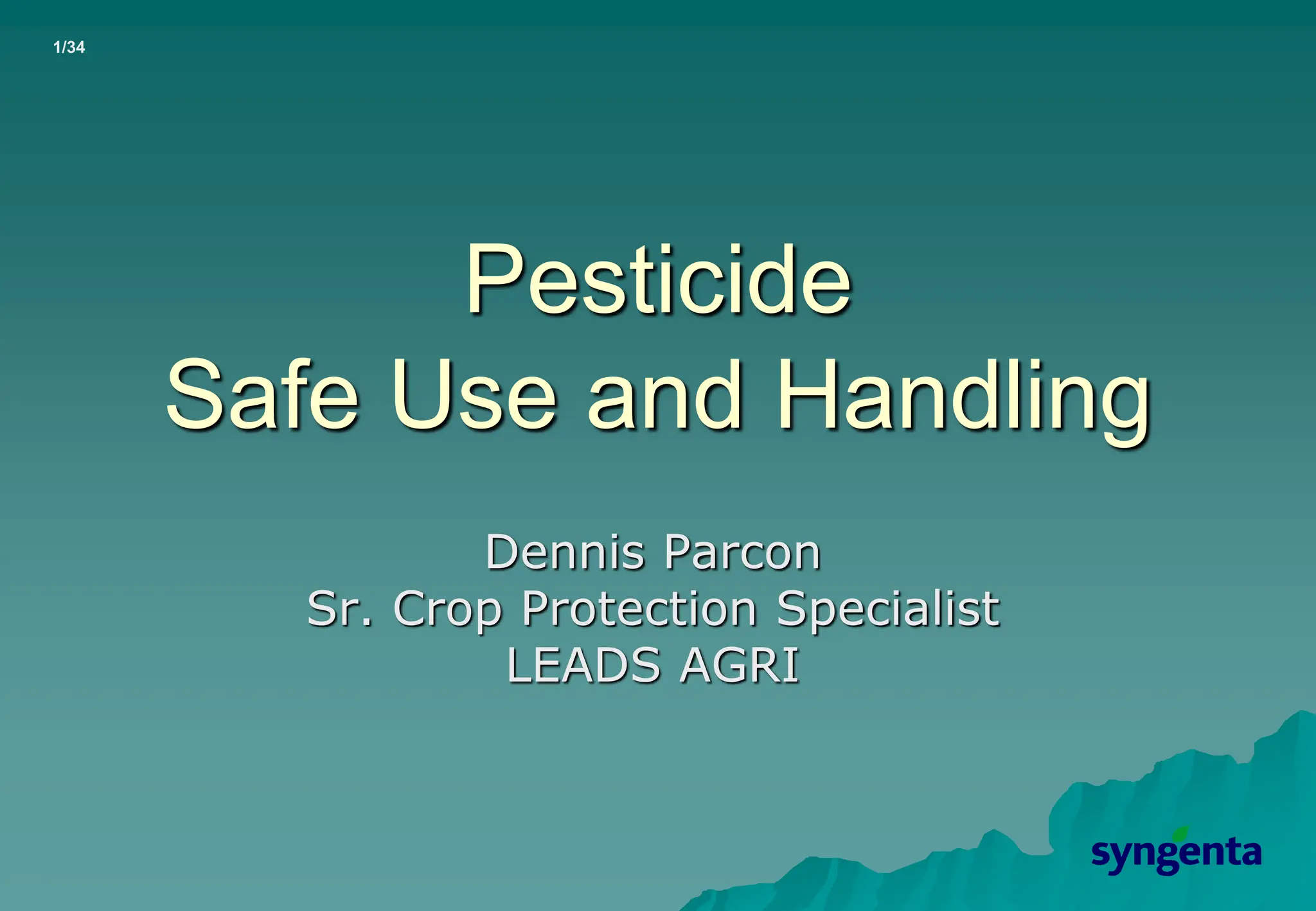 General Pesticide Info- Pesticide Safe use | PPT