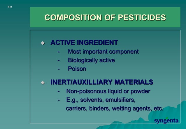 General Pesticide Info- Pesticide Safe use | PPT