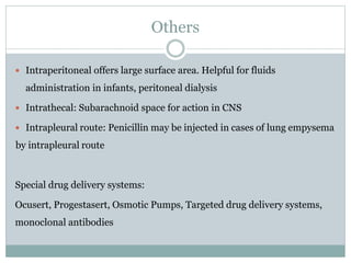 Routes of drug administration | PPT
