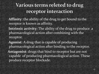 General pharmacology | PPTX