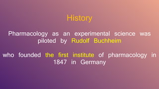 Introduction to General pharmacology | PPTX