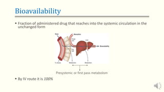 General pharmacology and pharmocokinetics | PPTX