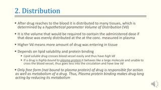 General pharmacology and pharmocokinetics | PPTX