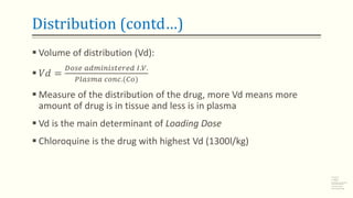 General pharmacology and pharmocokinetics | PPTX