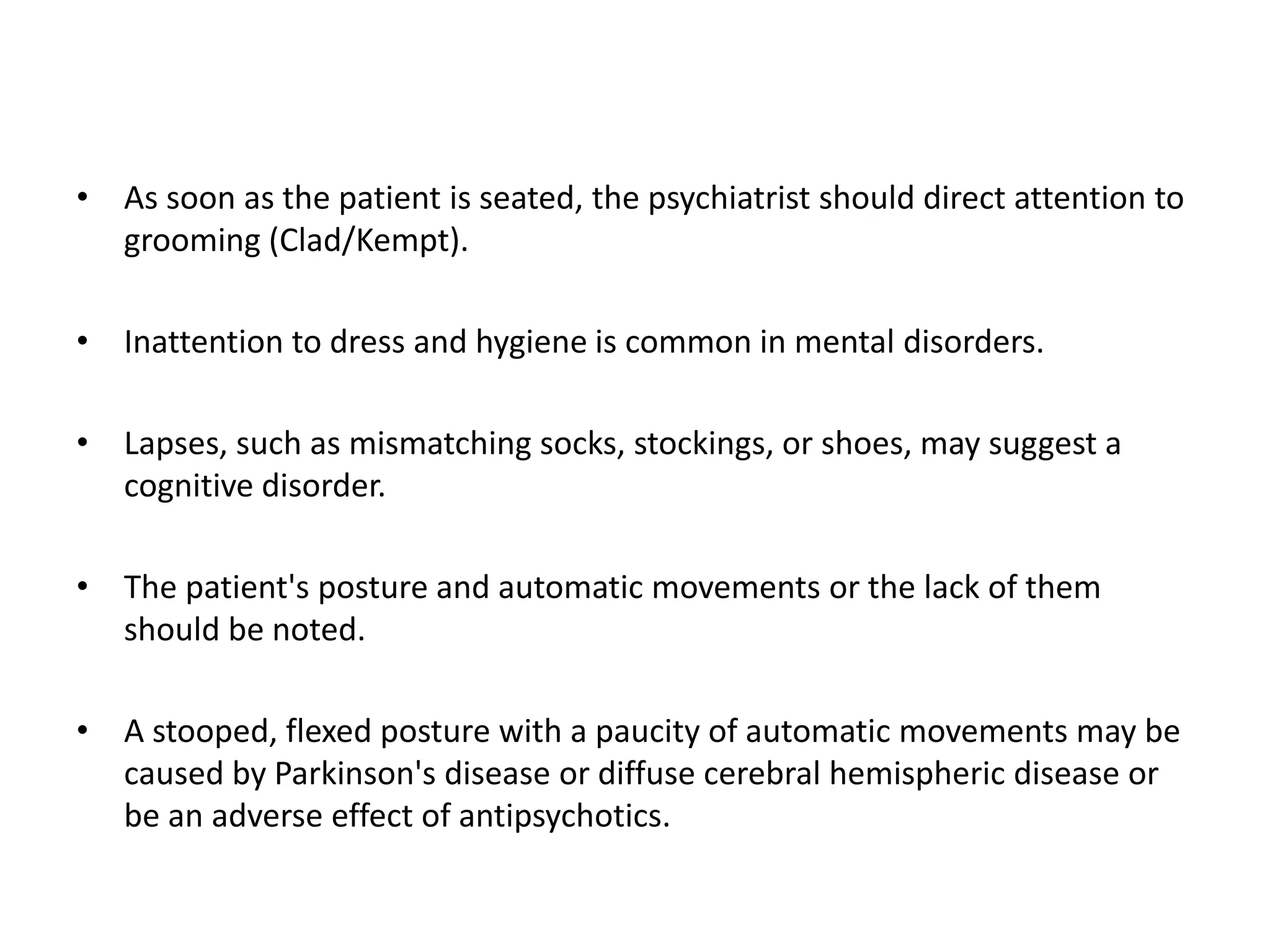 General physical examination in psyhiatry | PPTX