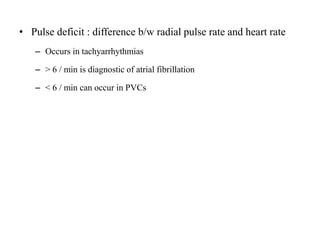 General physical examination of CVS | PPTX