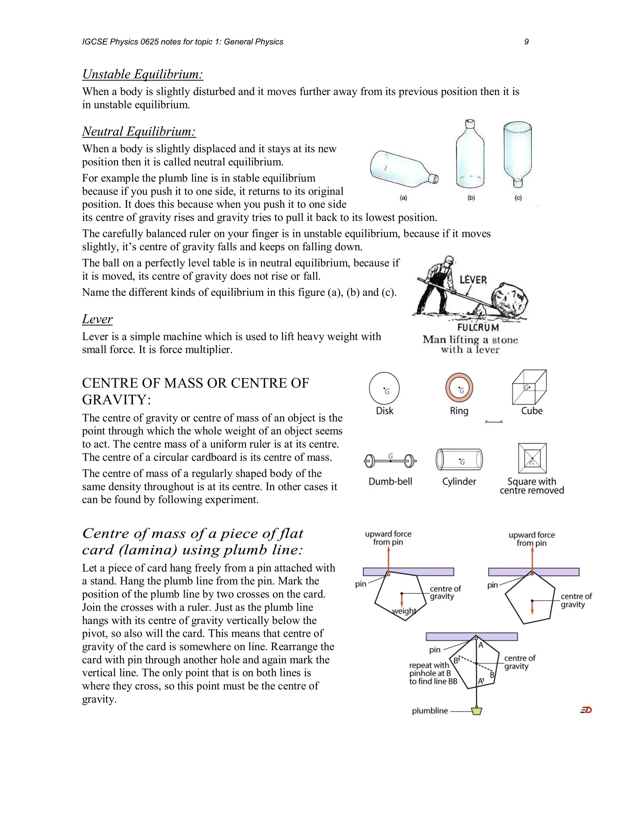 general physics for igcse and olevel students pdf | PDF