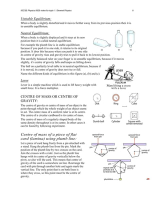general physics for igcse and olevel students pdf | PDF