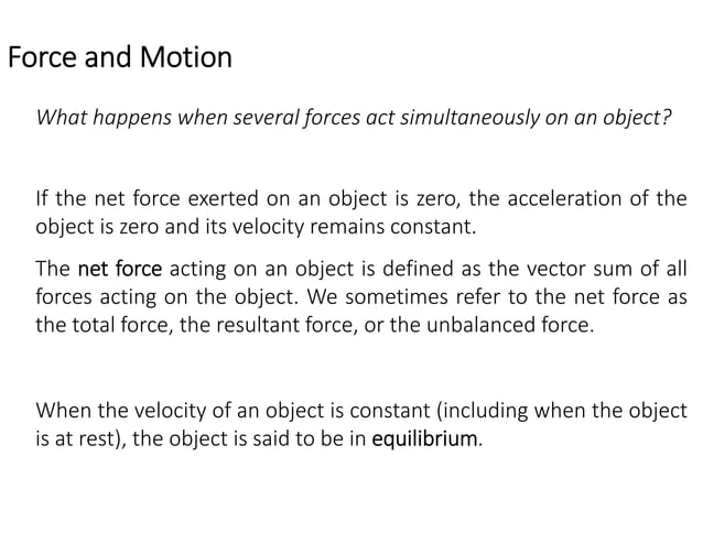 General Physics 1 Forces and Motion..... | PDF