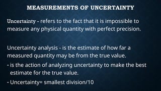 GENERAL PHYSICS 1 Measurements of Uncertainty.pptx