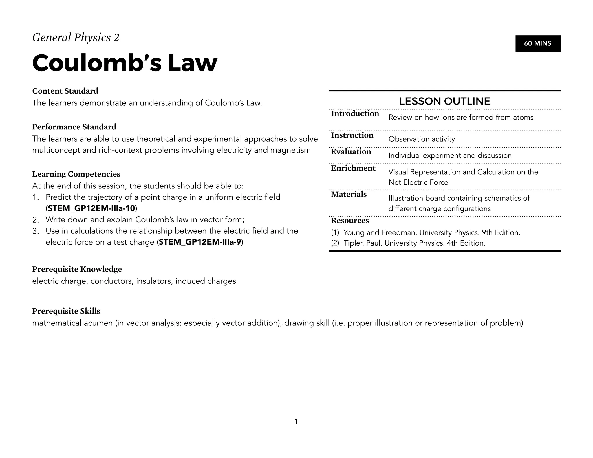 General physics 2 | PDF | Professional School | Postgraduate Education