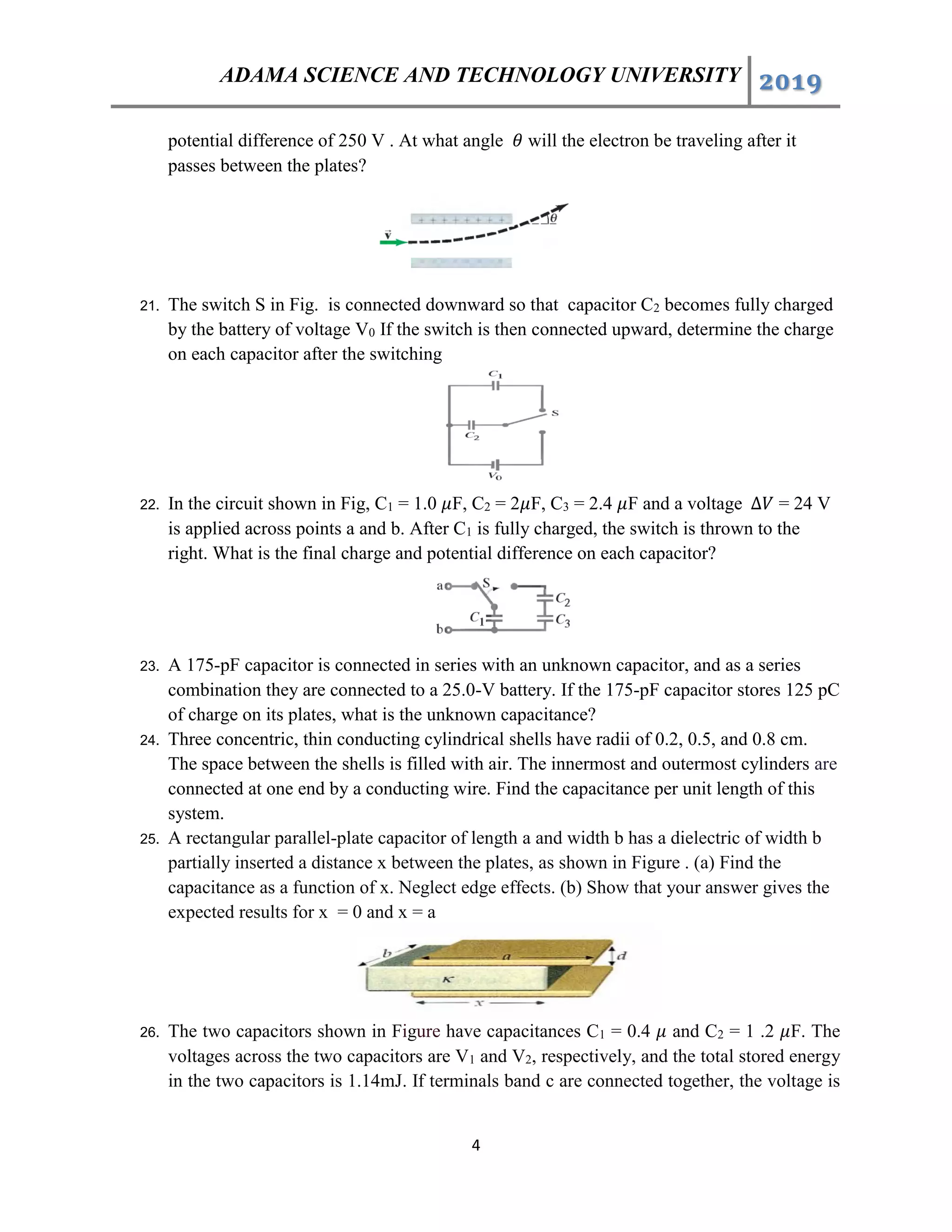 General physics ii worksheet i | PDF