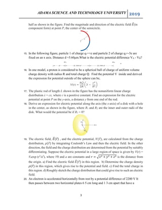 General physics ii worksheet i | PDF