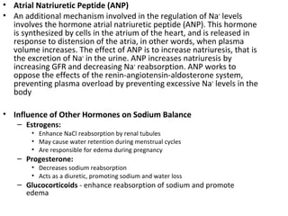 General physiology - regulation of ECF | PPT