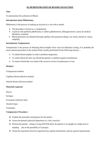 General physiology student lab manual bmlt1052 | PDF