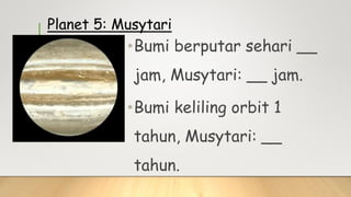 general PLANET sains tahun 5 tahun 6 tahun 4 | PPTX