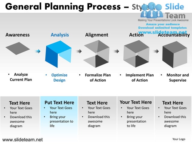 General planning process 1 powerpoint ppt templates. | PPT
