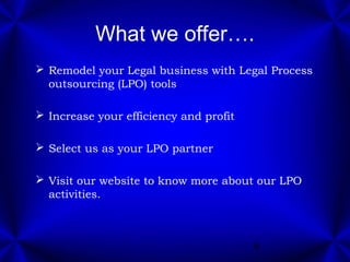 Legal Process Outsourcing | PPT