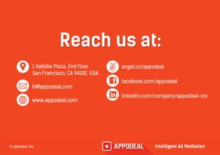 Appodeal general deck | PDF