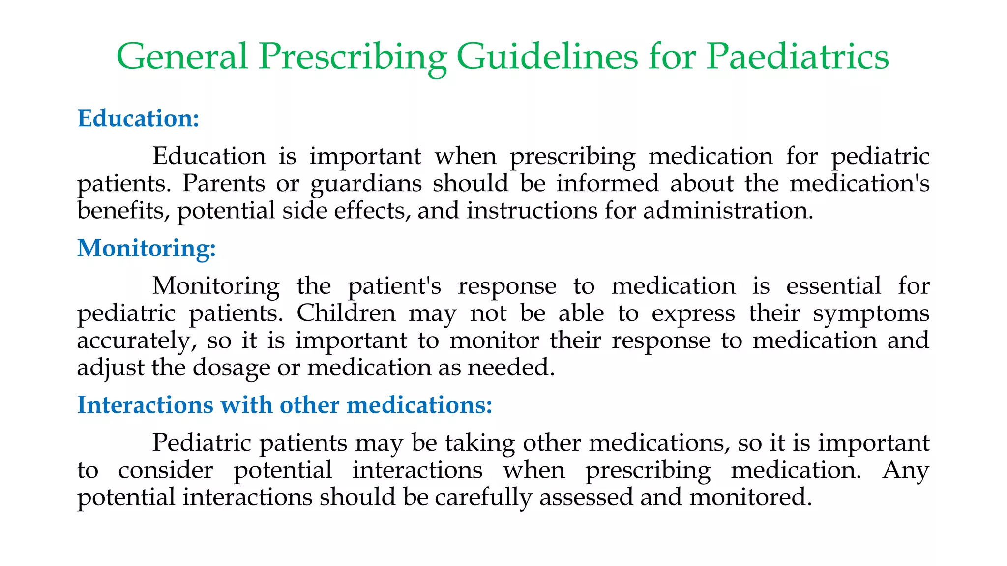General Prescribing Guidelines.pptx
