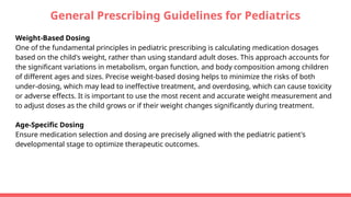 General Prescribing Guidelines for Pediatric Patients.pptx