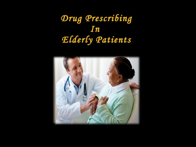 General prescribing guidelines for pediatrics, geriatrics and pregnancy ...