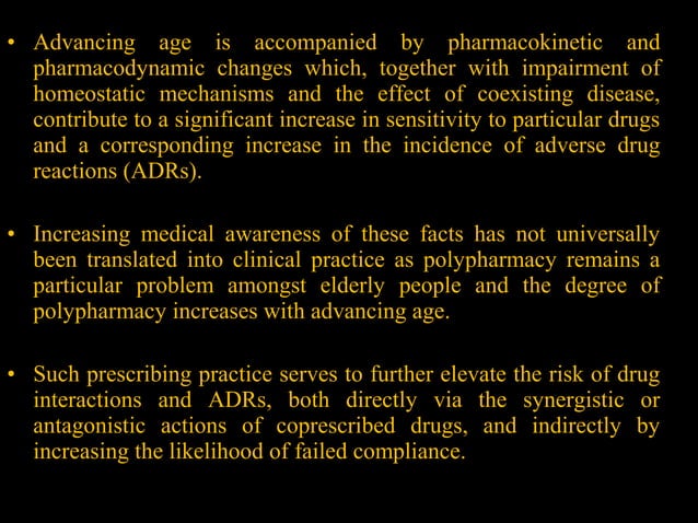 General prescribing guidelines for pediatrics, geriatrics and pregnancy ...