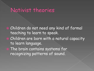 Overview on Psycholinguistics: Universidad Santo Tomás | PPTX